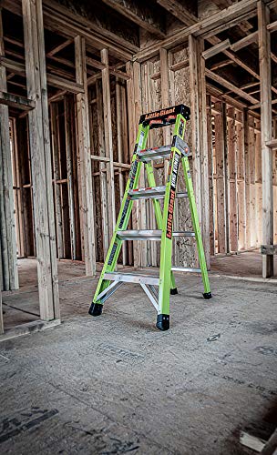 Little Giant Ladders, King Kombo, Professional, 5 Ft. A Frame, 8 Ft. Extension, Fiberglass, Type 1AA, 375 lbs Weight Rating, (13580-001)