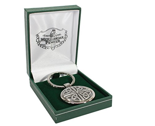 Biddy Murphy Irish Pewter Keychain Claddagh, Love, Loyalty, Friendship, Made in Ireland