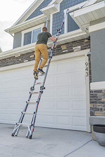 Little Giant Ladders, Epic, M17, 17 foot, Multi-Position Ladder, Aluminum, Type 1A, 300 lbs weight rating, (16817-818)
