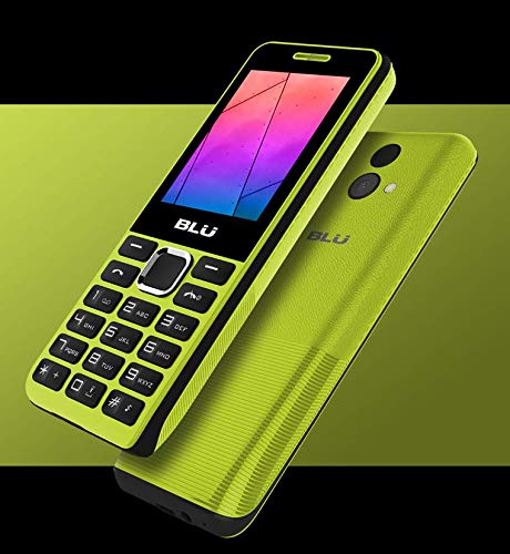 BLU Tank II T193 Unlocked GSM Dual-SIM Cell Phone w/Camera and 1900 mAh Big Battery - Unlocked Cell Phones - Retail Packaging (Lime)