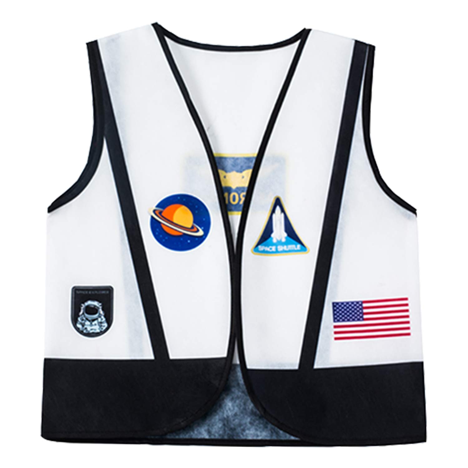 Tigerdoe - Astronaut Costume for Kids - Vests, Helmets, and Astronaut Party Favors - Outer Space Party - NASA Party (Astronaut Vests and Helmets)