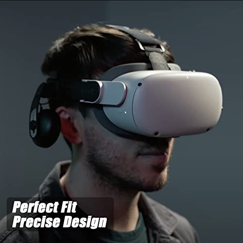 Headset Adapter Deluxe Audio Strap Kit Compatible with Meta Oculus Quest 2 DAS HTC Vive (V2) FrankenQuest 2