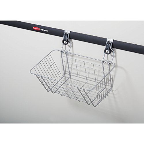 Rubbermaid FastTrack Garage Storage Wire Mesh Basket, Garage Organization System, Easy Wall Mount for Gardening Tools, Kid's Toys, Dog Toy's Storage
