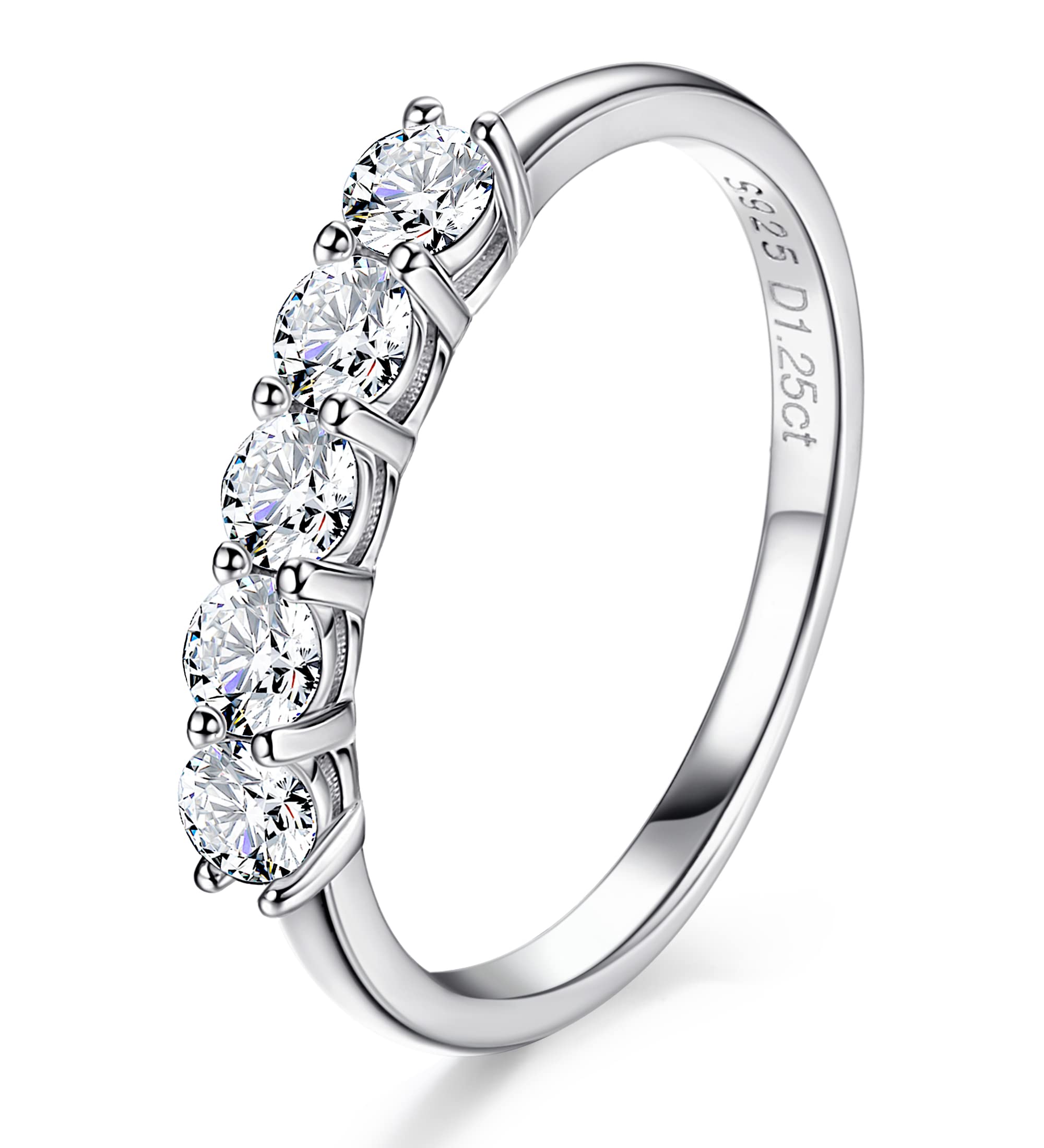 Blahanna Moissanite Wedding Band, 1.25 ct 9