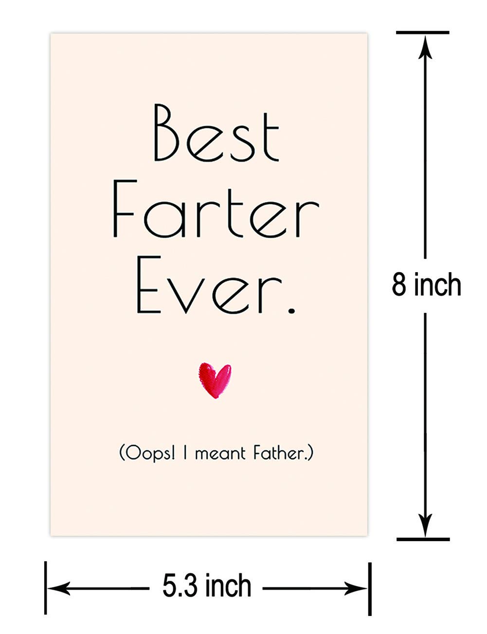 Funny Father's Day Card, Humorous Birthday Card for Dad, Funny Card for Dad, Joke Card for Dad