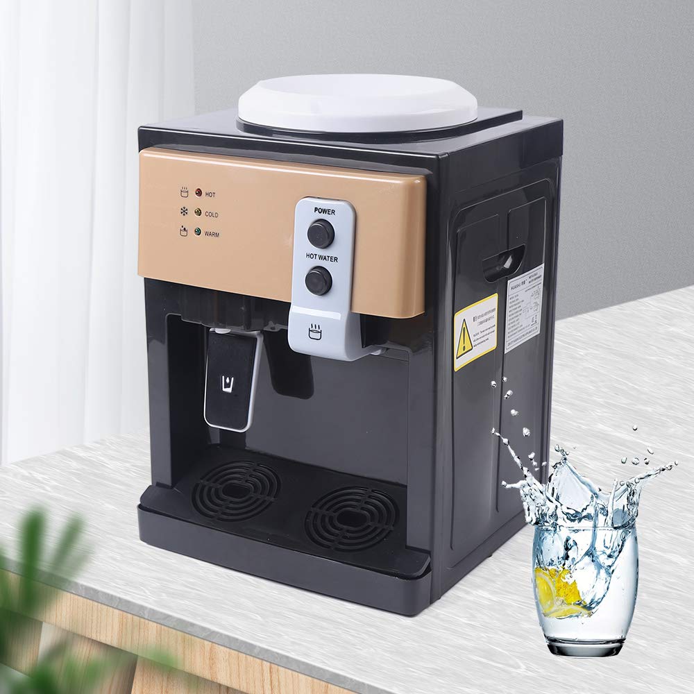 Countertop Water Dispenser Top Loading Hot Cold Water Cooler Drinking Machine Water Bottle Dispenser
