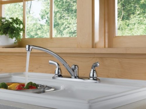 DELTA FAUCET B2310LF Deck-Mount, 9.25 x 10.63 x 9.25 inches, Chrome