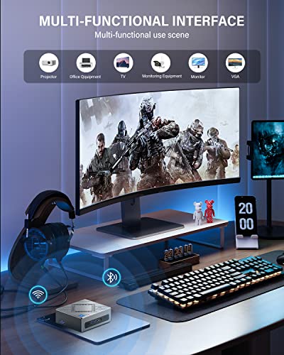 KAMRUI Mini PC Intel 11th Gen i5-11320H(Up to 4.5 GHz) Windows 11 Pro, Mini Computers 16GB RAM 512GB SSD, Mini Desktop Computer Super Fast WiFi BT Type-C USB3.0 4K UHD Triple Display VESA Home Office
