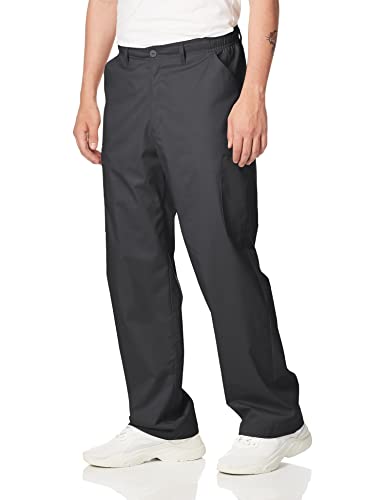 WonderWink Men's Wonderwork Cargo Pant, Pewter, Large