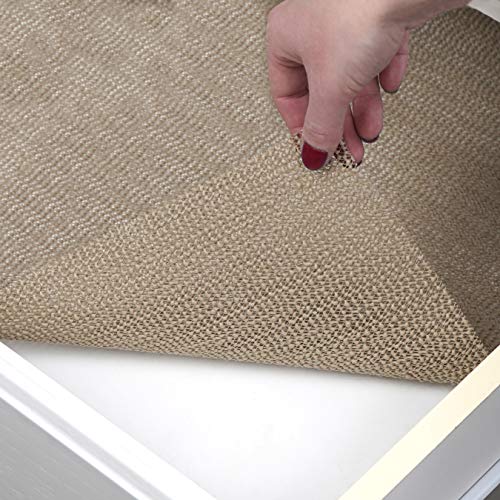 Con-Tact Brand Grip Shelf Liner - Non-Adhesive Drawer Liner | Multi-Purpose Easy-Use Design| Thick & Durable Protection | 20" x 5', Pack of 1 Roll, Taupe