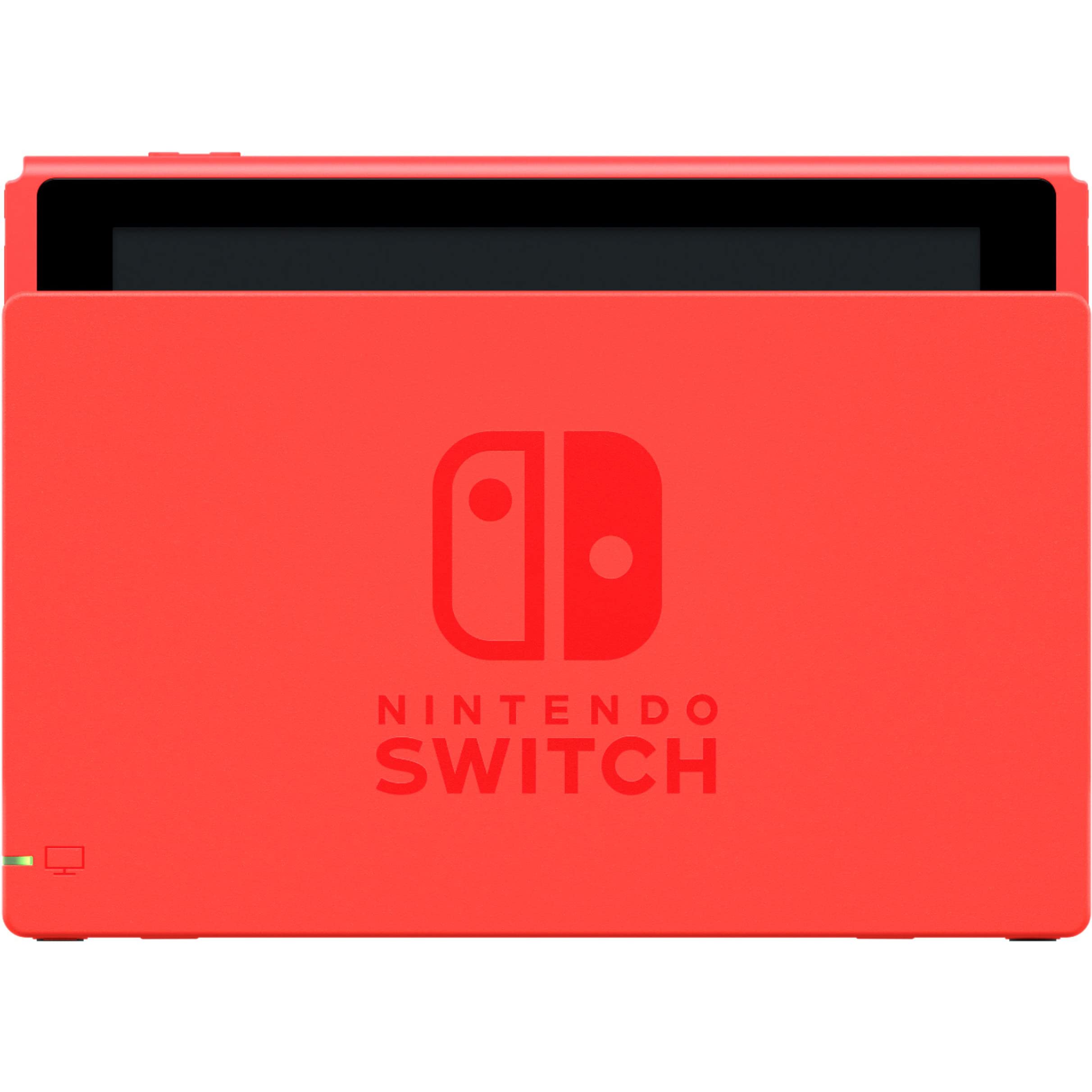Nintendo Switch Mario Red & Blue Edition with Red Joy-Con, Blue Dock - 6.2" Touchscreen LCD Display, 32GB Internal Storage, 802.11AC WiFi, Bluetooth 4.1, Type-C - 7-in-1 Carrying Case