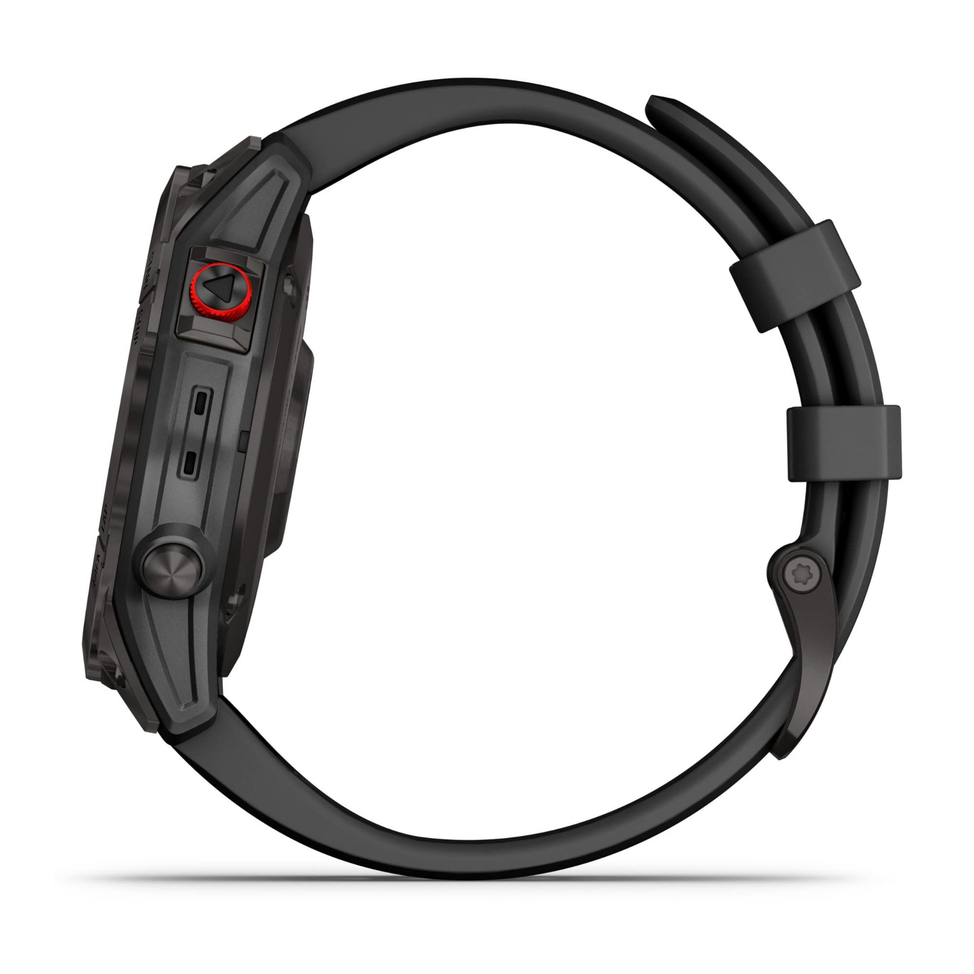 Garmin Epix Gen 2 Smartwatch (Sapphire Black Titanium) Bundle with Wireless Headphones (Black/Lime Green) and Below Zero 12KN Heavy Duty Carabiner (3 Items)