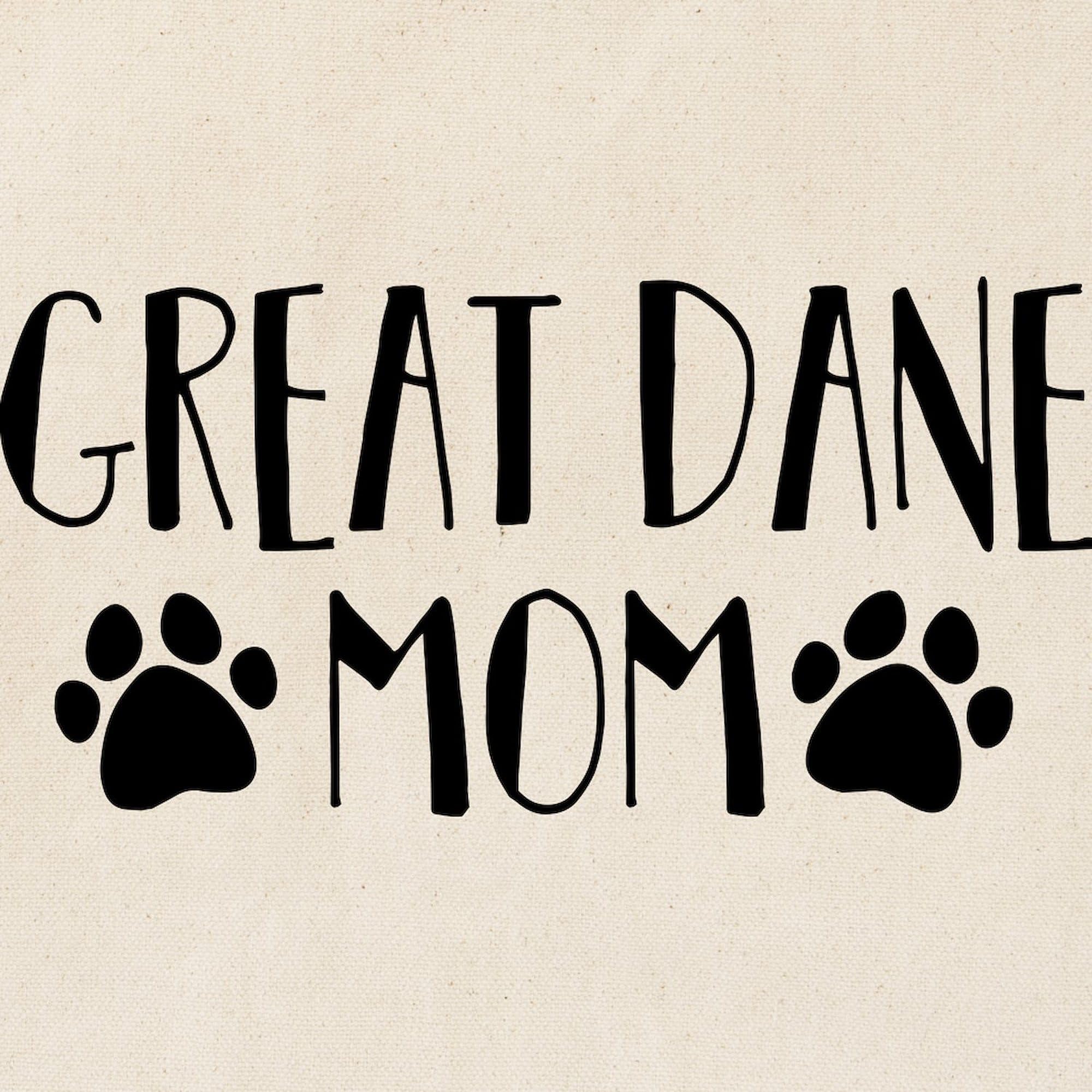 CafePress Great Dane Mom Tote Bag Canvas Tote Shopping Bag