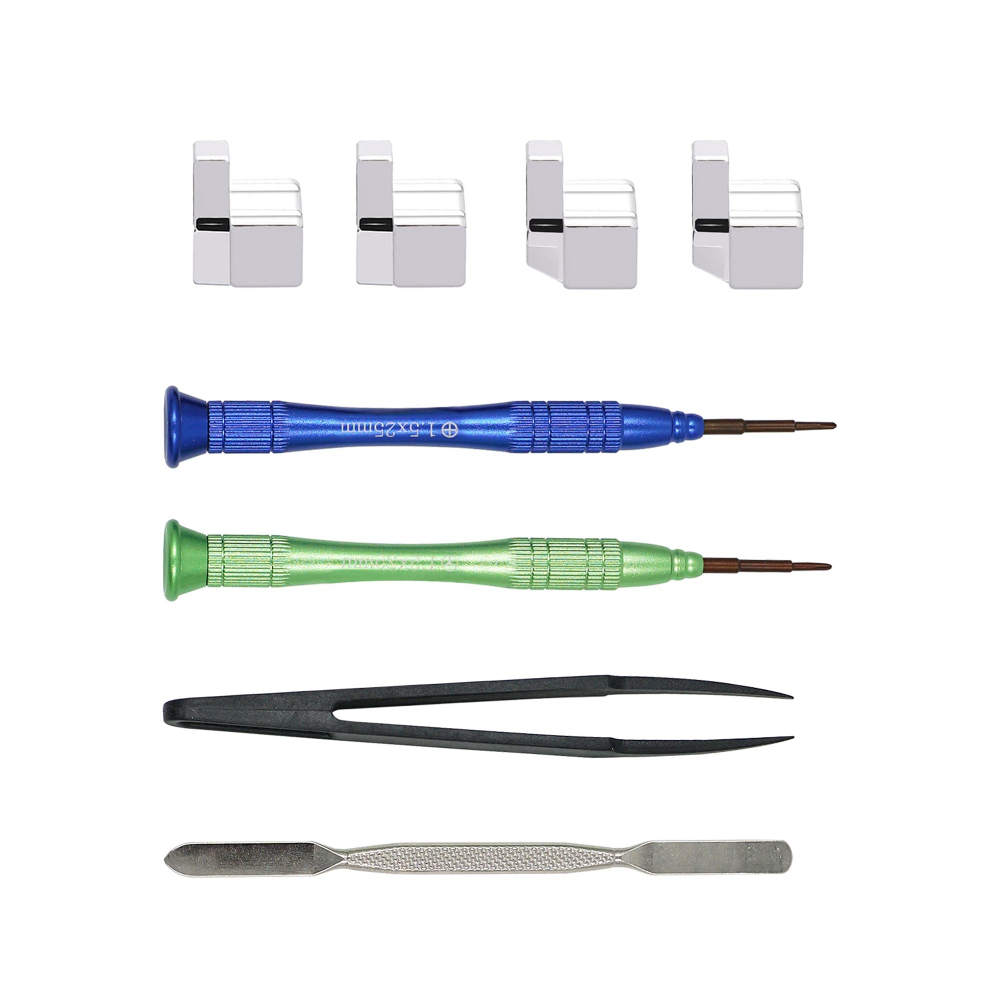 Mcbazel Replacement Metal L/R Lock Buckle Set with Open Tool for N-Switch Joy-Con