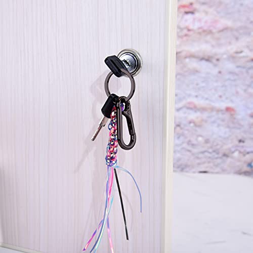 Hapeper Keychain 3 Pieces Metal Keyring Key Ring Chain Clip Keychains