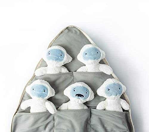 Slumberkins The Feels Set - Includes 5 Mini Feels Plush Toys, Interactive Story Book, & Slumberkins Mountain Pillow for Easy Storage - Social Emotional Tools for Ages 0+