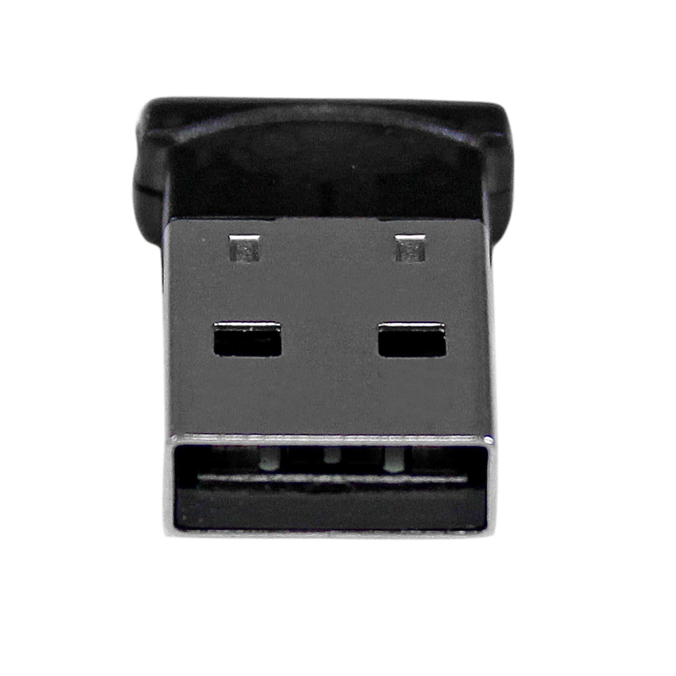 StarTech.com Bluetooth Adapter - Mini Bluetooth 4.0 USB Adapter - 50m/165ft Wireless Bluetooth Dongle - Smart Ready LE+EDR (USBBT1EDR4),Black