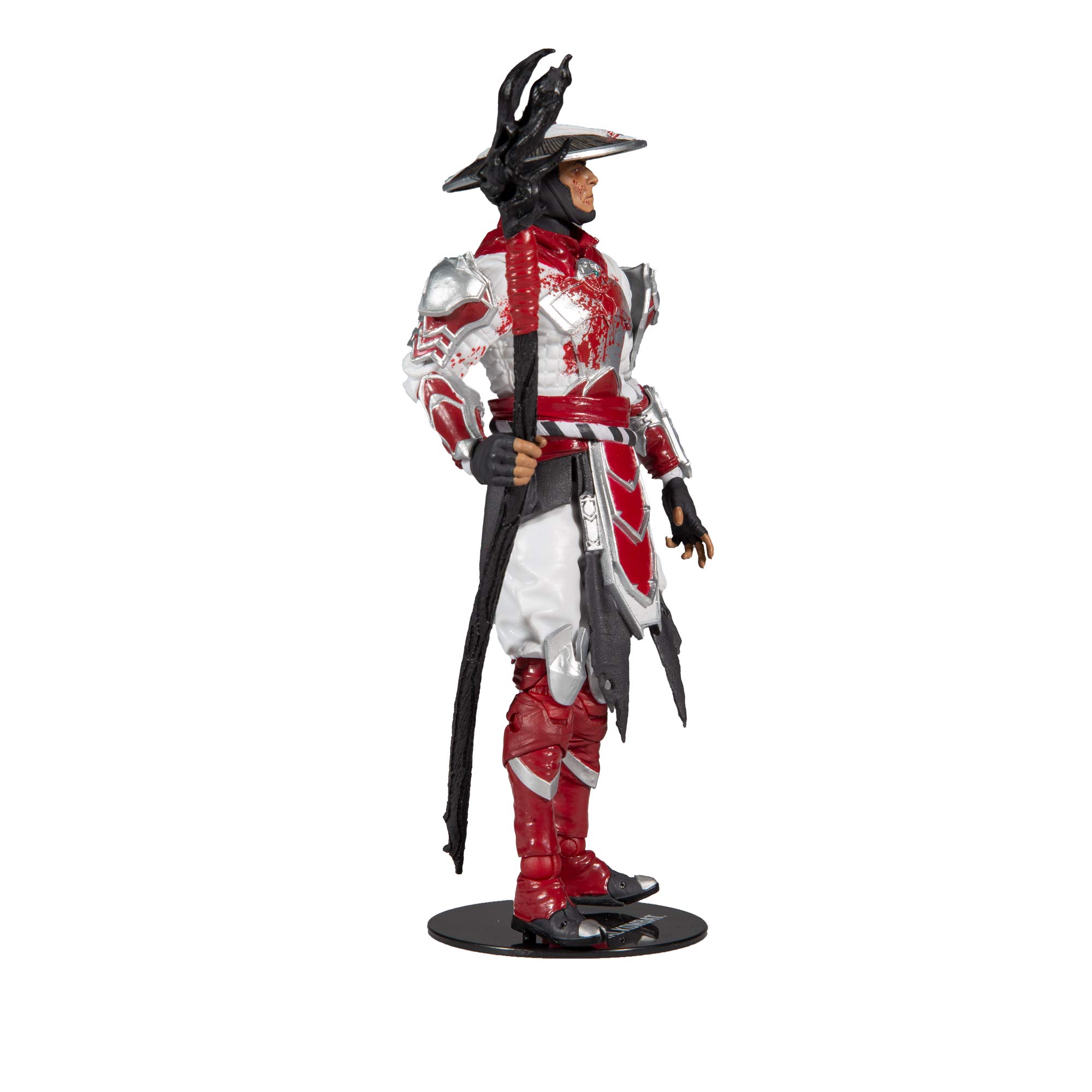 McFarlane Toys Mortal Kombat Raiden Bloody White Hot Fury Skin 7” Action Figure, Multicolor
