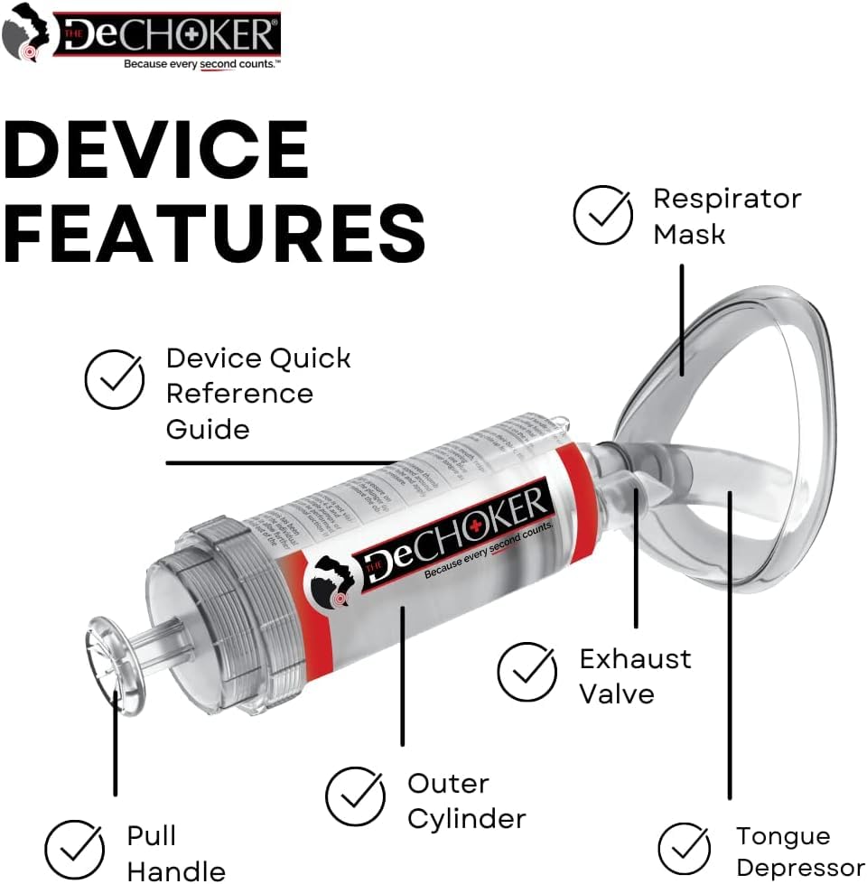 DeCHOKER Anti-Choking Device for Toddlers (Ages 1-3 Years)