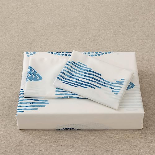 Kawaii Duvet Cover King Size, 3 Pieces Soft Lightweight Microfiber Duvet Cover Set, Tropical Hawaiian Bedding Comforter Cover Set with Zipper Ties, 1 Duvet Cover and 2 Pillowcases, No Comforter