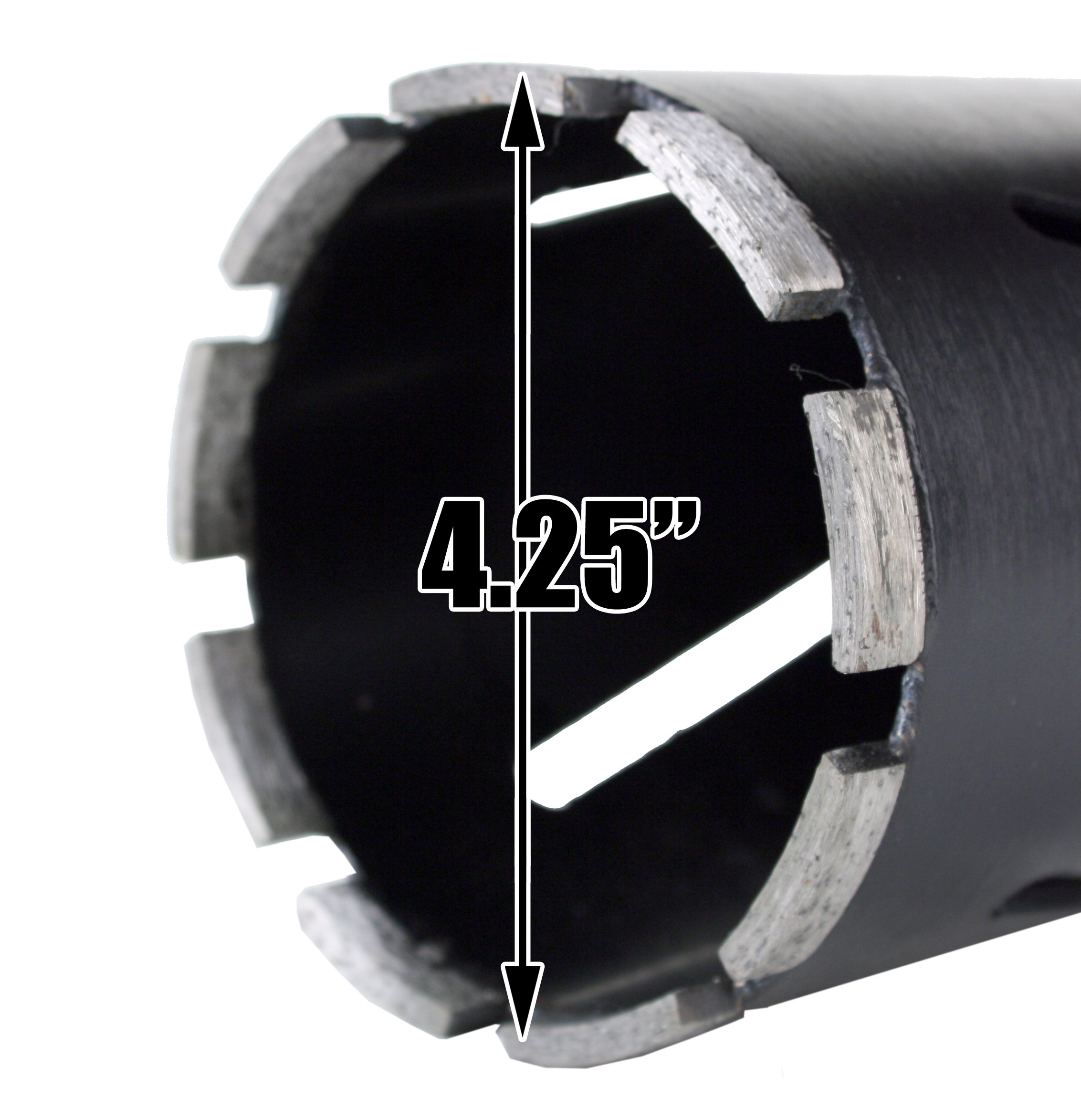 Steel Dragon Tools 4-1/4" (108 mm) x 6" Dry Diamond Masonry Core Drill Bit