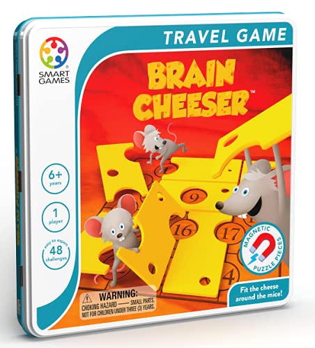 SmartGames Noah's Ark Magnetic Travel Game with 48 Challenges for Ages 5+ with Metal Travel Box