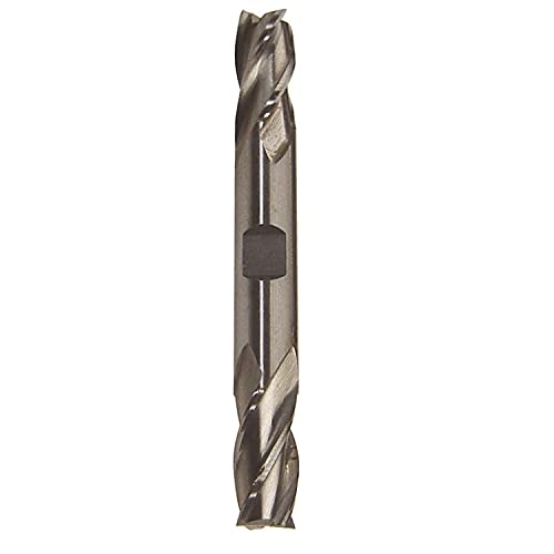 Drill America 5/8" X 5/8" High Speed Steel 2 Flute Double End End Mill, DWC Series