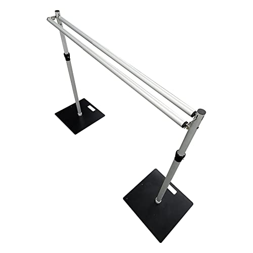 Hecis Double Crossbar Hanger, Backdrop Hanger, Crossbar Valance Hangers, Wedding, for Pipe and Drape Backdrop Stand (3" Hanger, 2 Pack)