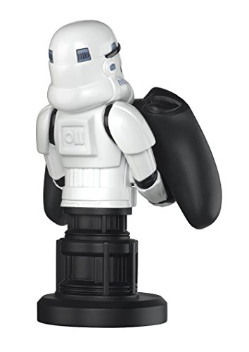 Exquisite Gaming: Star Wars: Stormtrooper - Original Mobile Phone & Gaming Controller Holder, Device Stand, Cable Guys, Collectable Licensed Figure