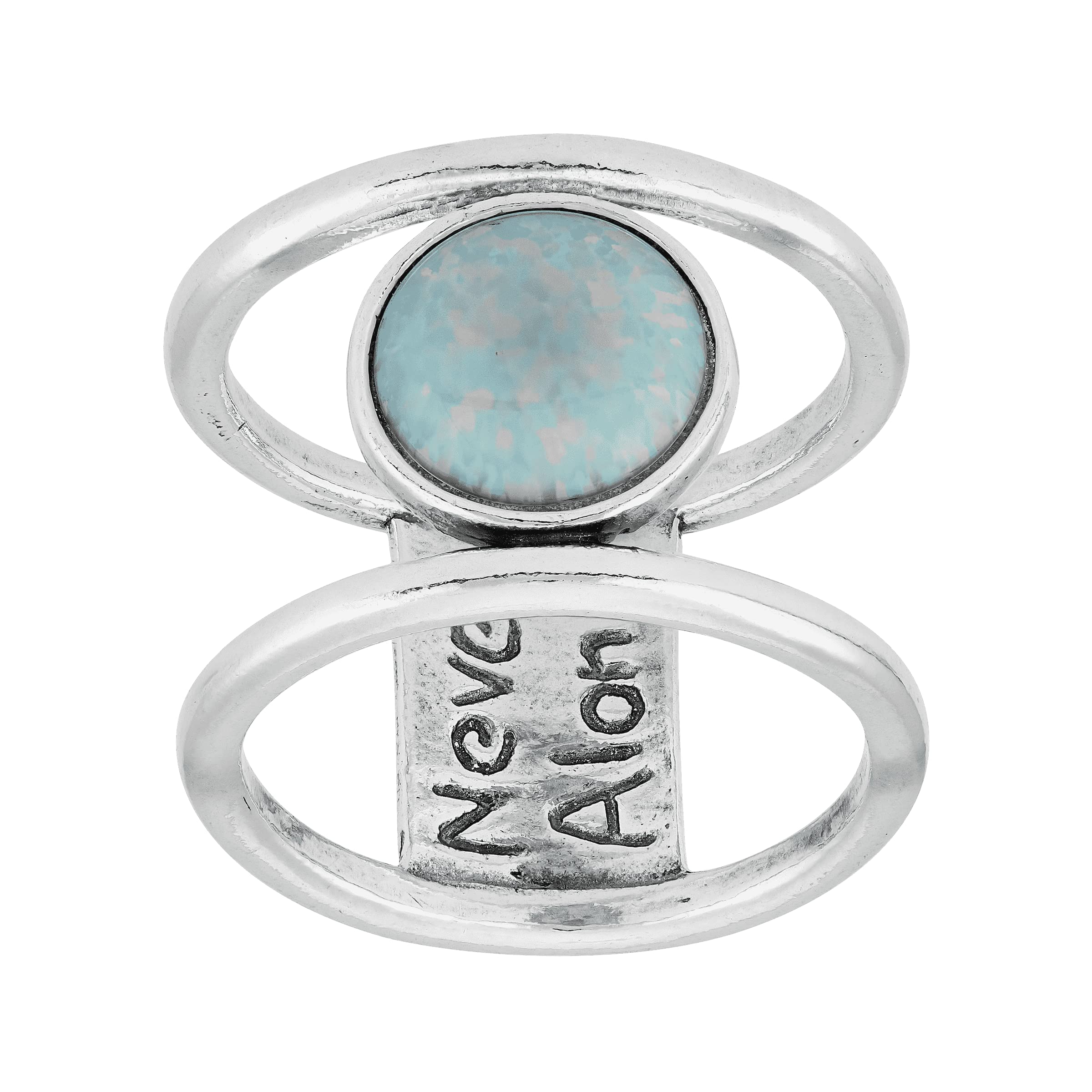 Silpada 'Never Alone' Opal Ring in Sterling Silver, Size 7, Size 7