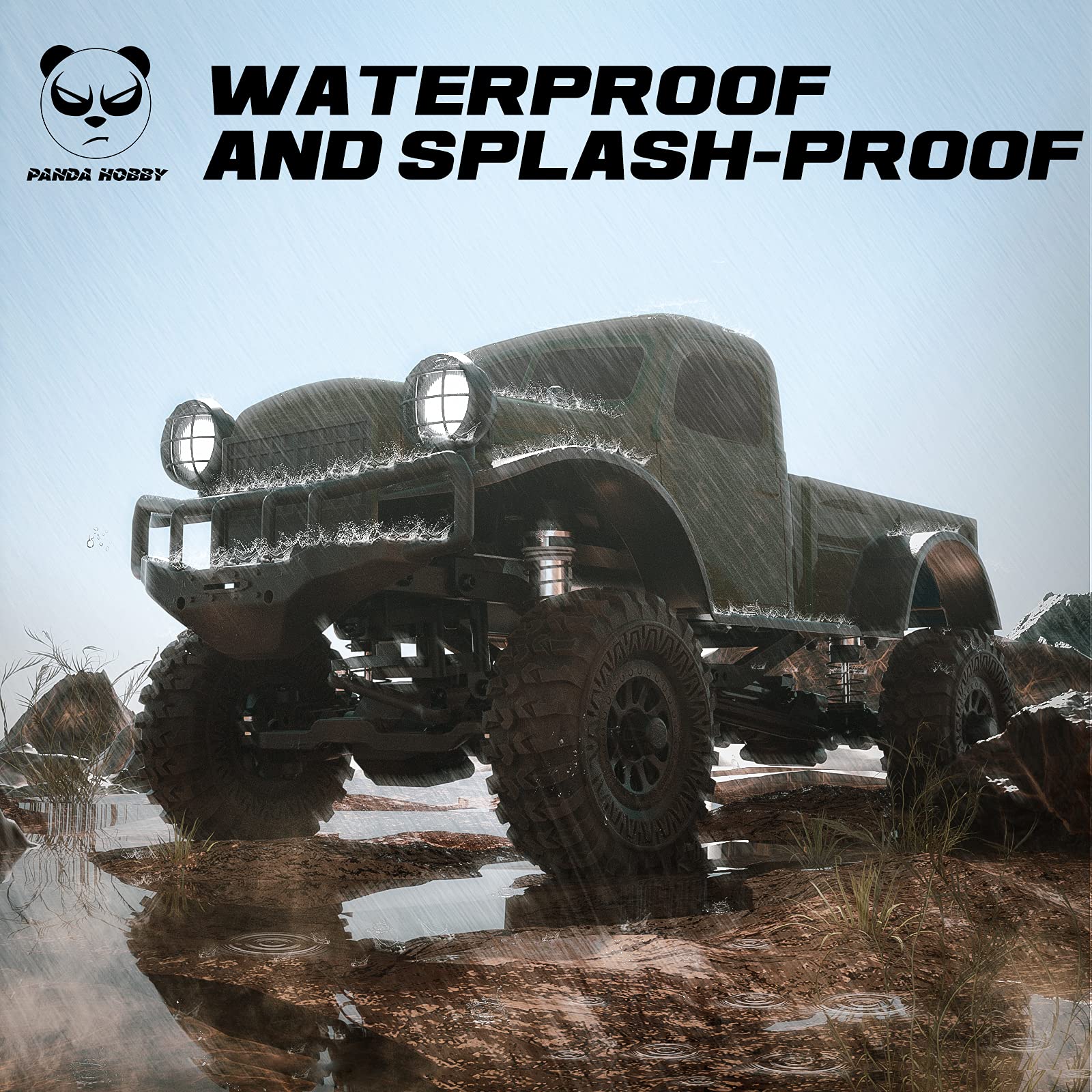 PANDA HOBBY Sport Tetra K1 1/18 RTR Scale 4x4 Rock Crawler 4wd Off-Road Vehicle (Green)