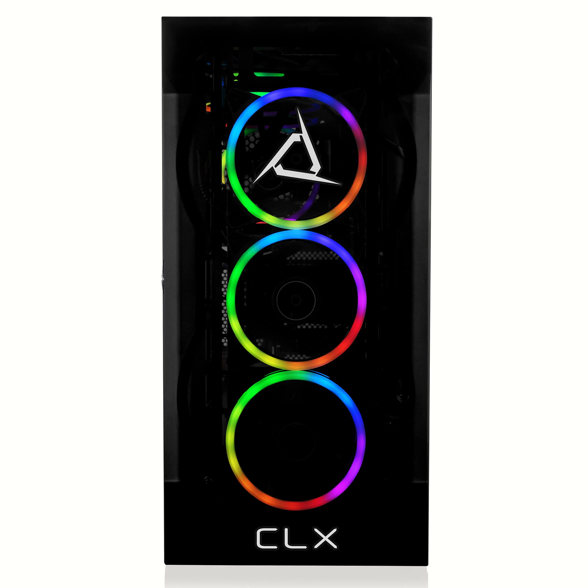 CLX Set VR-Ready Gaming Desktop - Liquid Cooled AMD Ryzen 9 7900X 4.7GHz 12-Core Processor,32GB DDR5 Memory,GeForce RTX 4090 24GB GDDR6X Graphics,1TB SSD,4TB HDD,WiFi,Windows 11 Home 64-bit,black