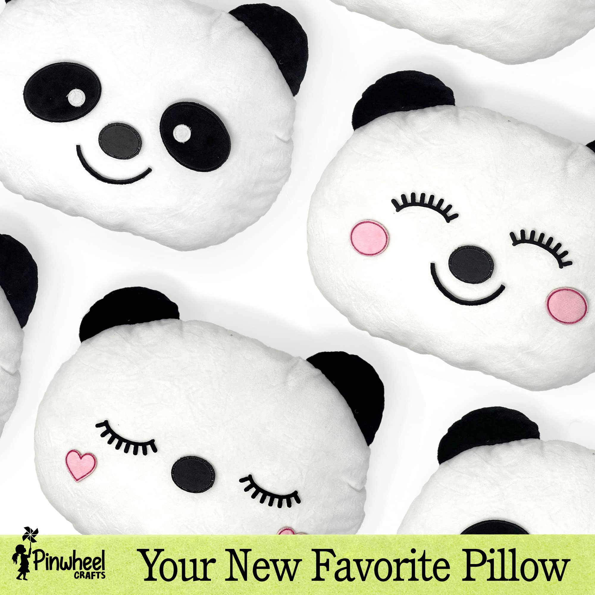 Panda Pillow Kit & Pendant Jewelry Making Kit Bundle - Fun DIY Arts and Crafts Project for Kids Ages 6 7 8 9 10 11 12 - Great Gifts for All Occasions