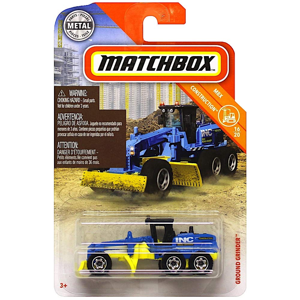 Matchbox MBX Construction Ground Grinder Diecast Car 1:64 Scale