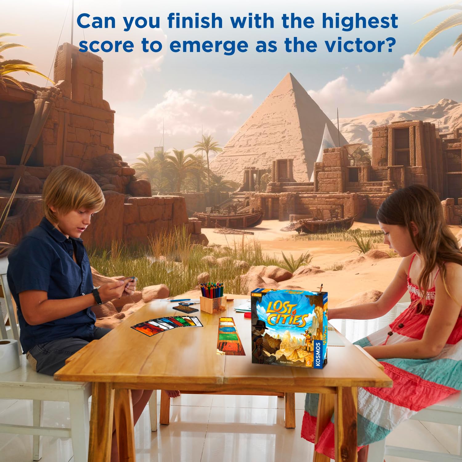 Lost Cities Card Game - with 6th Expedition