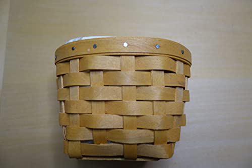 Longaberger Baskets Oregano Booking Basket Classic Stain Hangs on Wall