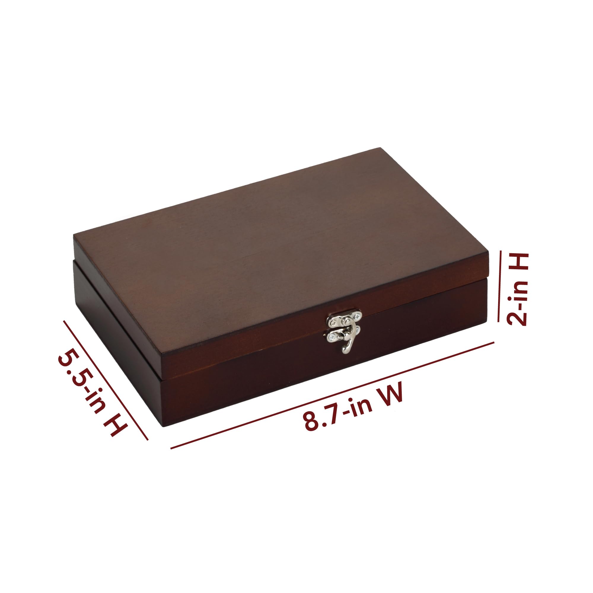 Hathaway Premium Domino Set w/Wooden Carry Case Premium Domino Set w/Wooden Carry Case, Walnut