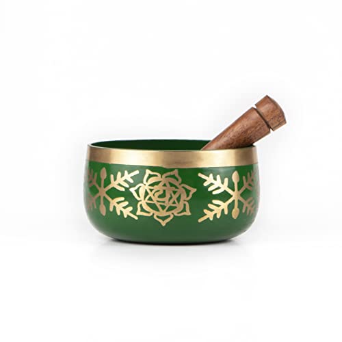 SINGING BOWL (GREEN, 5 IN)