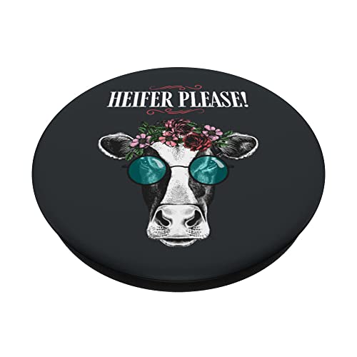 Heifer Please Shirt Vintage Country Sayings Heifer PopSockets Swappable PopGrip