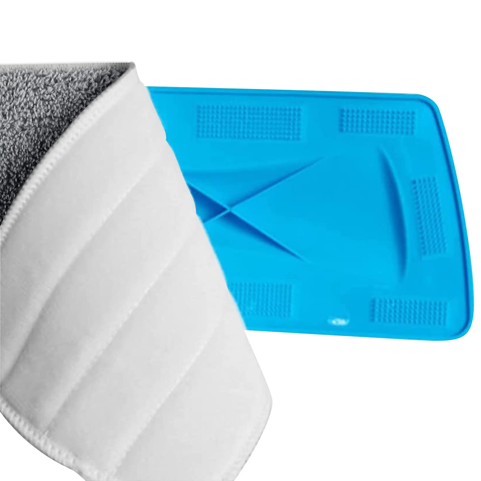 Microfiber Replacement Mop Pad:18 Inches Mop Pad for Rubbermaid Commercial Mop Head - Use Wet & Dry Home & Commercial Cleaning Refills - Reusable Floor Mop Pads
