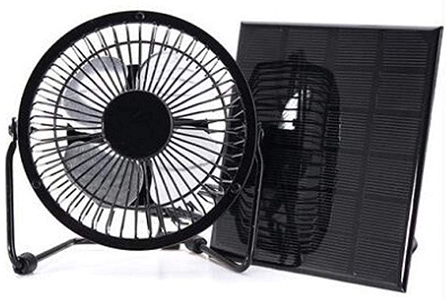 Solar Panel Fan, 5W USB Powered Mini Portable Outdoor Cooling Fan Free Energy for Home Chicken House RV Car Gazebo Ventilation System