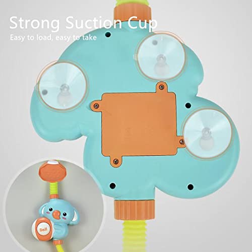 SizzlingStar Baby Bath Shower Toy, Elephant Shower Pump, Toddler Bath Shower Toy Pink, Blue