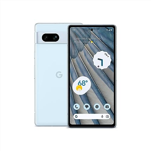 Google Pixel 7a - Unlocked Android Cell Phone - Smartphone with Wide Angle Lens and 24-Hour Battery - 128 GB -Ā Sea