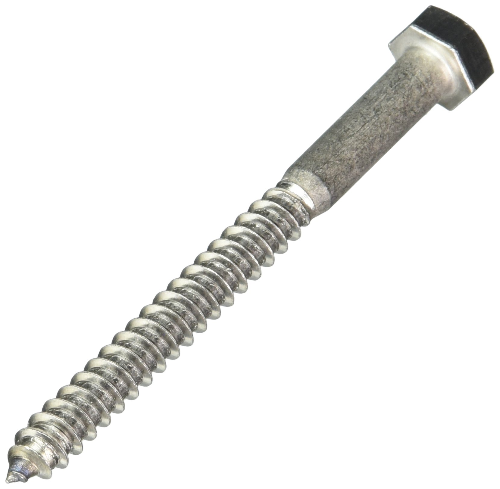 The Hillman Group 832042 5/16 x 3-1/2-Inch Stainless Steel Hex Lag Screw, 25-Pack