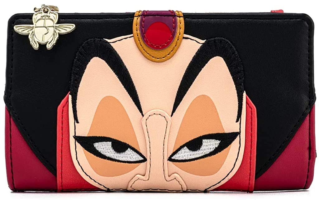 Loungefly Disney Aladdin Jafar Cosplay Faux Leather Flap Wallet