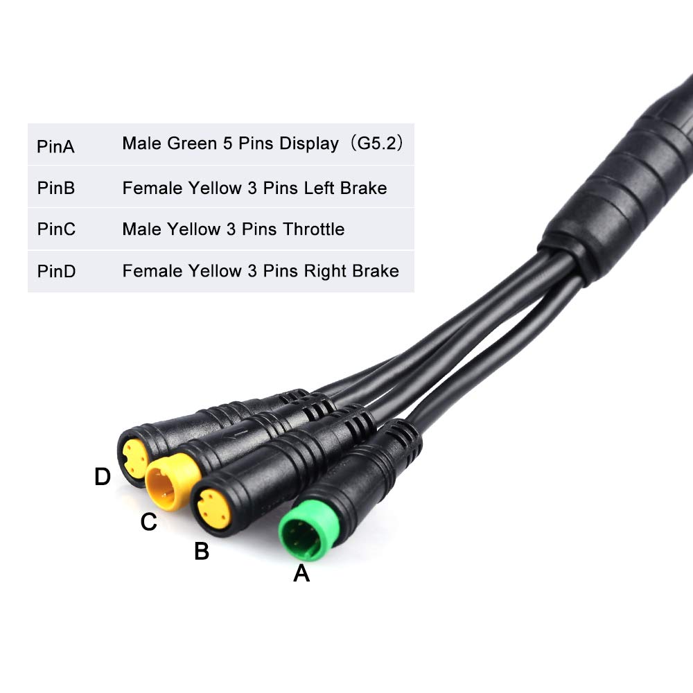 BAFANG Mid Motor EB-Bus Cable 1T4 Accessary Electric Bike Connector