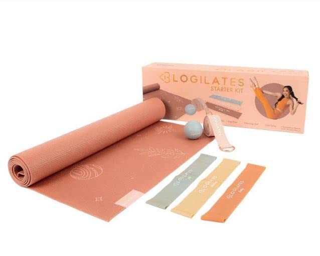 Blogilates ultimate Starter Fit Kit Yoga mat Massage Ball Mat strap Booty Bands