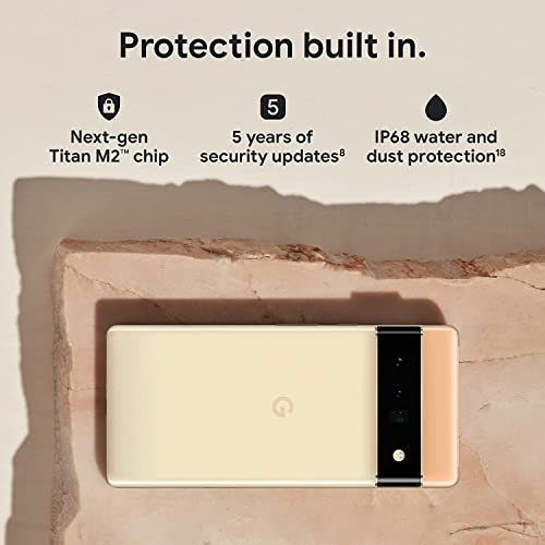 Google Pixel 6 Pro 5G (128GB, 12GB) 6.71" AMOLED 120Hz, 4K Camera (Fully Unlocked for Verizon, T-Mobile, AT&T, Global) International Model G8VOU (w/ 25W Charge Cube & Fast Wireless Charger)(Black)