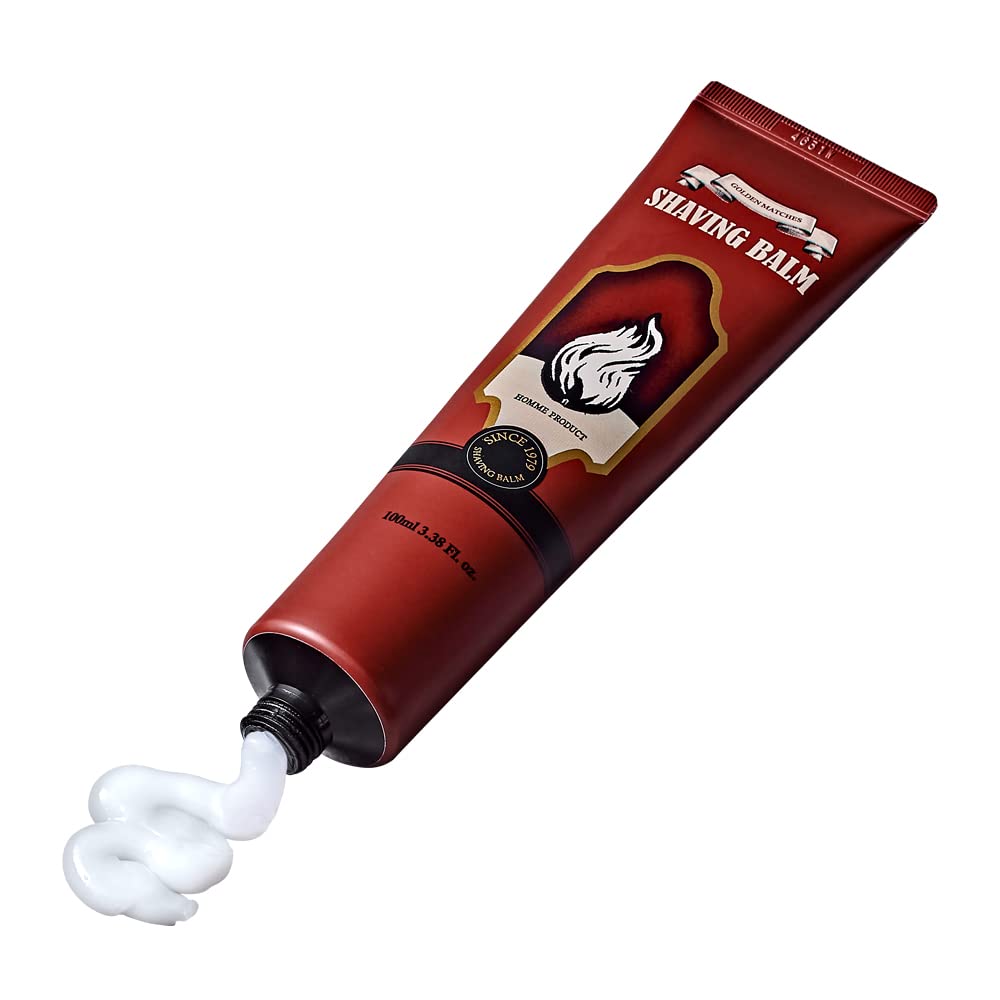 Goldenmatches Shaving Cream for Men Travel Relief Shave Butter (6.8 fl ounce, 1)