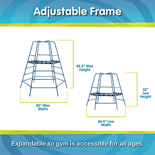TP Toys Explorer 2 Climbing Set Jungle Gym with Platform and Tent, Blue, 850